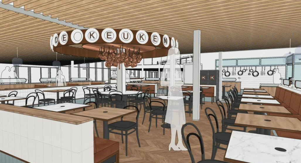 HMSHost bouwt aan volwaardig restaurant in vernieuwde vertrekhal ...